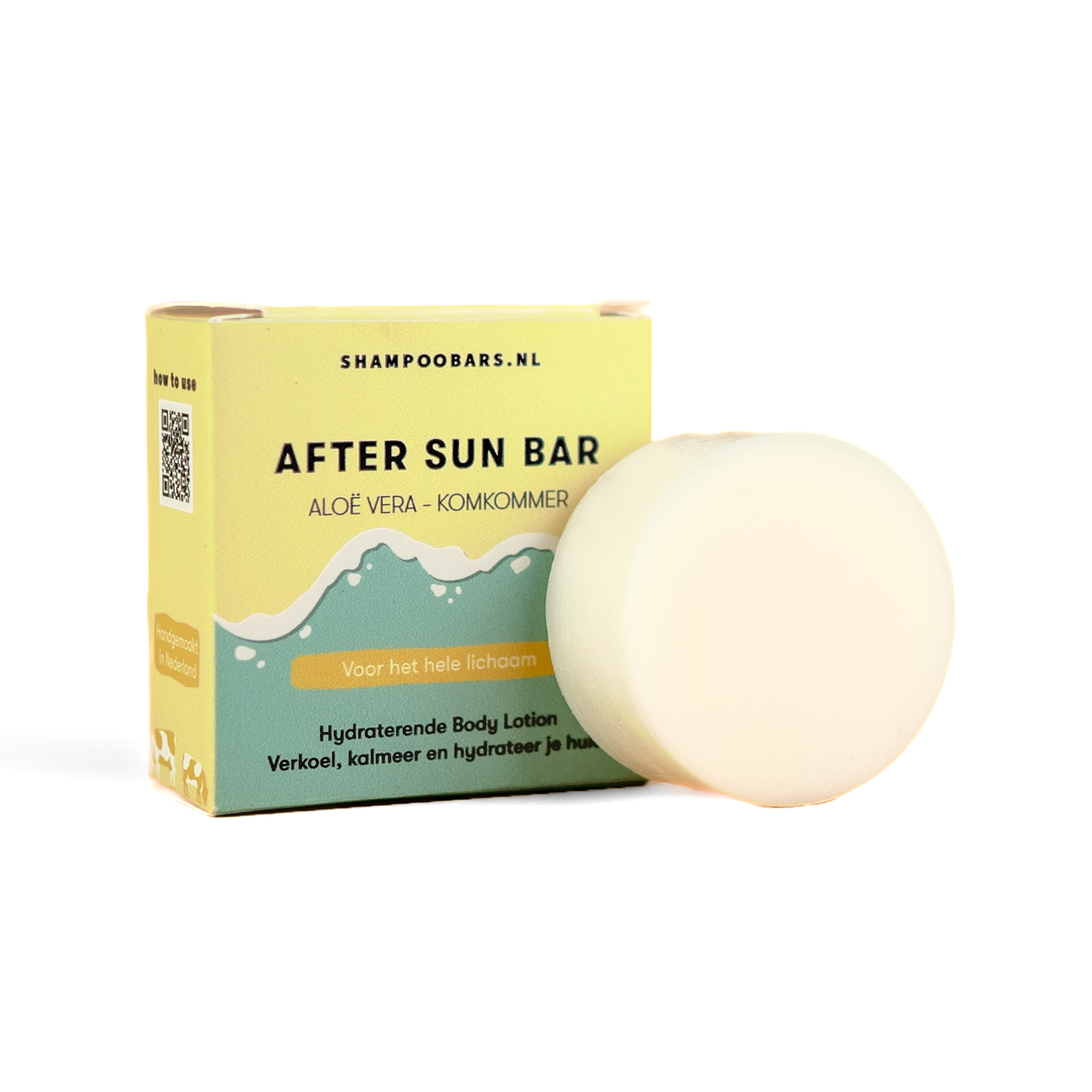 ShampooBars After Sun Bar Aloë Vera – Komkommer - BY LINN